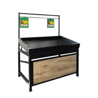 China single side vegetable rack supermarket equipment for sale
