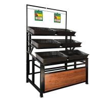 China single side vegetable rack supermarket equipment for sale