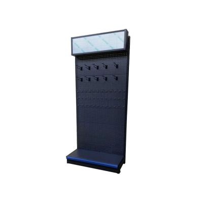 China Factory Wholesale supermarket shelves rack gondola with light box for sale
