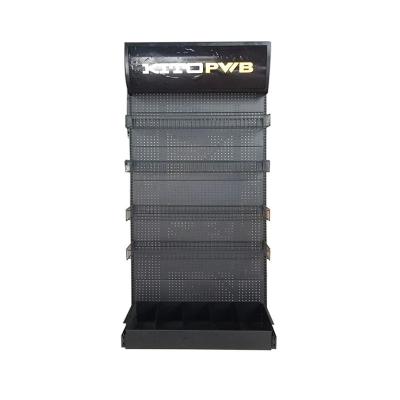 China single side rack with  light box supermarket shelves for sale