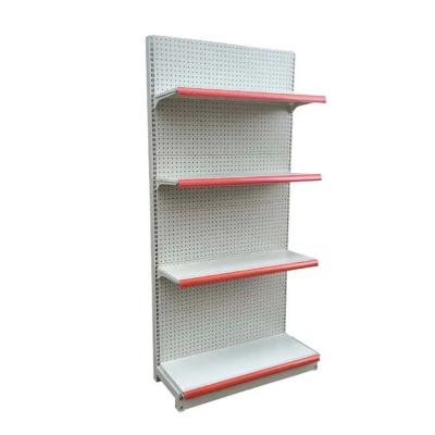 China Factory Customized Color Size White Supermarket Shelves Gondola Shelving Pharmacy Shelves for sale