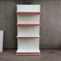 China Factory Customized Color Size White Supermarket Shelves Gondola Shelving Pharmacy Shelves for sale