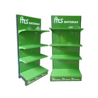 China Blue Shelf Factory Price single side steel supermarket shelves for sale