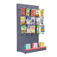 China Factory customized color size metal heavy duty shelves wall shelves for cosmetics display gondola for sale