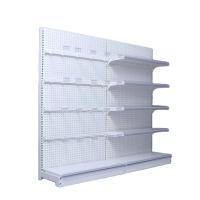 China Factory customized color size metal heavy duty shelves wall shelves for cosmetics display gondola for sale