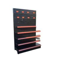 China Factory customized color size metal heavy duty shelves wall shelves for cosmetics display gondola for sale