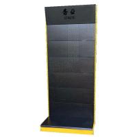 China Gondola metallic supermarket shelves fishing display rack for sale
