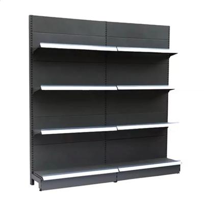 China Single side Black Shelf With Display Board Factory Price for sale