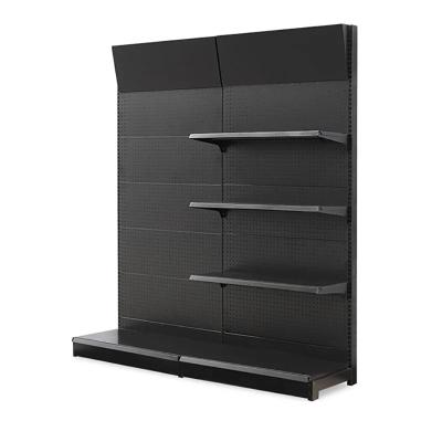 China Factory Price Single side Black Shelf supermarket shelves for sale