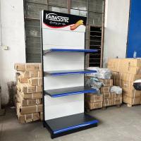 China Single side supermarket shelf gandola shelves for smoke shop for sale