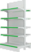China Store shelves drugstore pharmacy medical store gondola double sided for sale