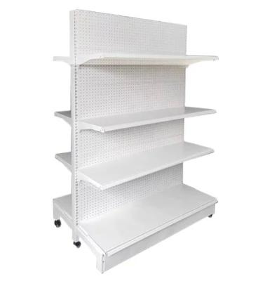 China Supermarket shelf gondola double-sided shelf, fashionable and convenient shelf for sale