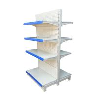 China Supermarket shelf gondola double-sided shelf, fashionable and convenient shelf for sale