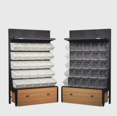 China 2023 China Factory Customized Color Size supermarket convenience gondola snack shelf snack display racks candy shelf for sale