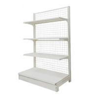 China Euro style supermarket gondola shelves  grid shelf retail store shelving for sale