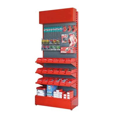 China Factory customized color size metal heavy duty shelves wall shelves for cosmetics display gondola for sale