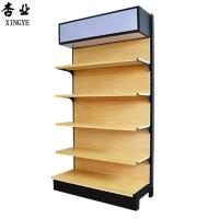 China Factory customized color size metal heavy duty shelves wall shelves for cosmetics display gondola for sale
