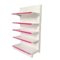 China Factory Customized Steel Supermarket Shelves Heavy Duty Supermarket Display Shelf Display Grocery Gondola Supermarket Shelf for sale