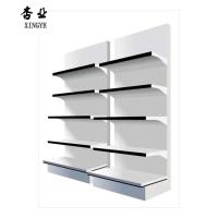 China Factory customized color size metal heavy duty minimarket shelves wall shelves for cosmetics display gondola for sale