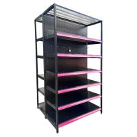 China 4-post four column shelving customized  Innovative Product Best Selling  For Grocery Store Shelves supermarket shelves gondola d for sale