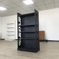 China Factory customized color size metal heavy duty minimarket shelves wall shelves for cosmetics display gondola for sale