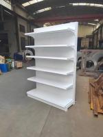 China Factory customized color size metal heavy duty minimarket shelves wall shelves for cosmetics display gondola for sale