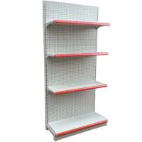 China Low MOQ Iron Metal Shelf Convenience Store Equipment Snack Shop Display Racks Gondola Supermarket Shelves for sale