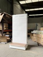 China Factory customized color size metal heavy duty minimarket shelves wall shelves for cosmetics display gondola for sale