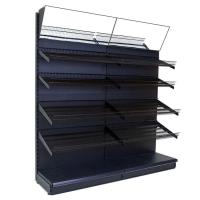 China 2023Factory Customized Color Size hot sale steel single side rack for supermarket shop exhibit shelf for sale
