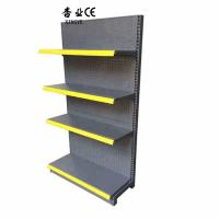 China 2023Factory Customized Color Size hot sale steel single side rack for supermarket shop exhibit shelf for sale