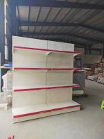 China Factory customized color size metal heavy duty supermarket stand wall shelves for cosmetics display gondola for sale