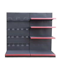 China Factory customized color size metal heavy duty shelves wall shelves for cosmetics display gondola for sale