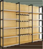 China Factory customized color size metal heavy duty shelves wall shelves for cosmetics display gondola for sale