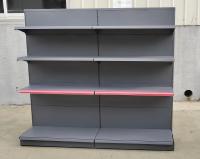 China Factory customized color size metal heavy duty shelves wall shelves for cosmetics display gondola for sale