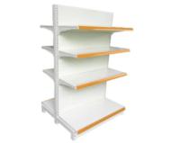 China Supermarket shelf gondola double-sided shelf, steel rack for pharmacy for sale