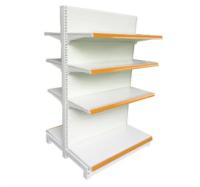 China Factory Custom Fashionable gondola rack double sided shelves for sale