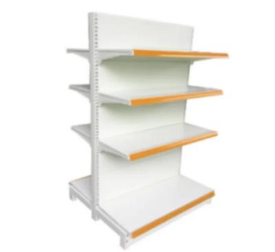 China Gondola metallic shelves standard retail units supermarket shelving for sale