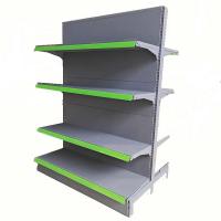 China Gondola metallic shelves standard retail units supermarket shelving for sale