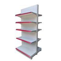 China Gondola metallic shelves standard retail units supermarket shelving for sale