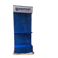 China Factory customized color size metal heavy duty minimarket blue shelves wall shelves for cosmetics display gondola for sale