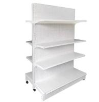 China Supermarket gondola shelving double sided market shelf for display rack for sale