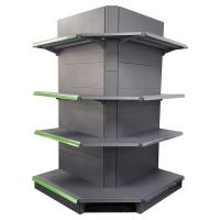 China New Design Corner Gondola Shelving Supermarket Convenience Store Display Shelves for sale