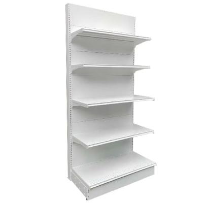 China Factory Custom Size Color white color grocery store display rack gondola retail detachable supermarket shelves for sale