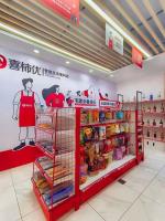 China shelves system gondola supermarket equipment steel single side rack for supermarket shop exhibit shelf gondola motor hoist for sale