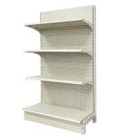China Factory Custom Size Color black gondola rack supermarket gondola shelving for retail store for sale