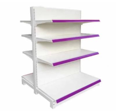 China Beautiful supermarket shelves manufacturers metal shelf for sale