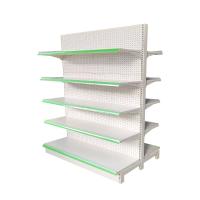 China Beautiful supermarket shelves manufacturers metal shelf for sale