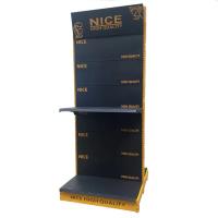 China Factory customized color size metal heavy duty minimarket shelves wall shelves for cosmetics display gondola for sale