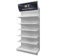 China Factory customized color size metal heavy duty minimarket shelves wall shelves for cosmetics display gondola for sale