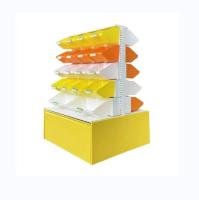China Customized Color Size supermarket convenience gondola snack shelf snack display racks candy supermarket shelves for sale